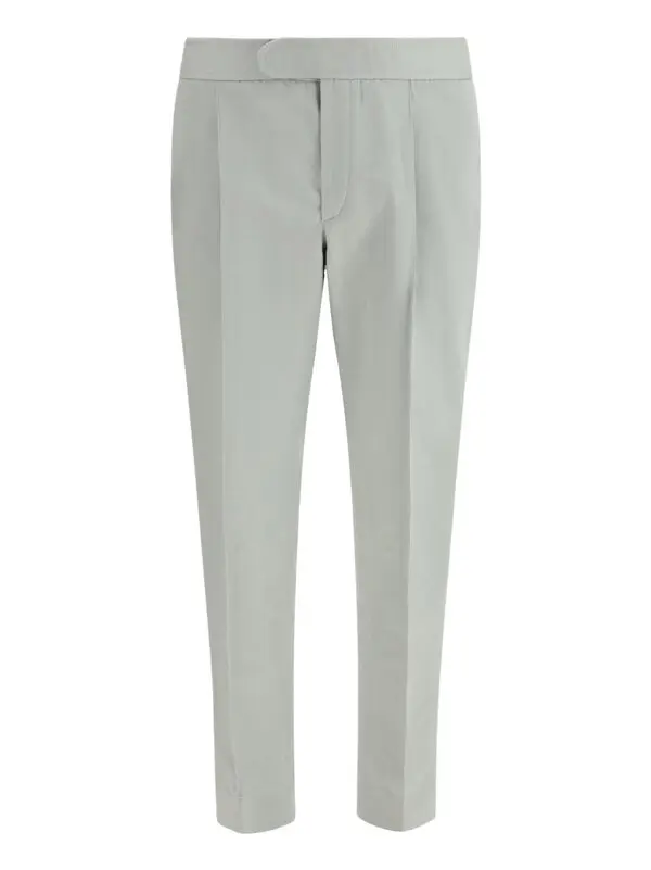 Brioni Tailored Pleat Front Trousers - Gray