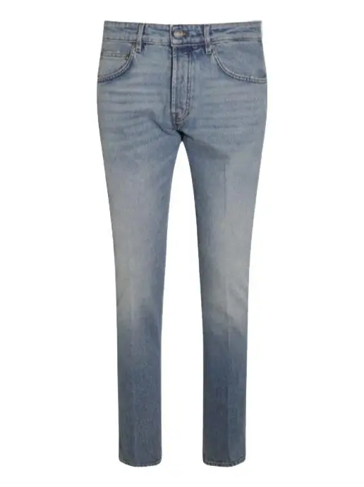 LARDINI Cotton Denim Jeans - Light Blue