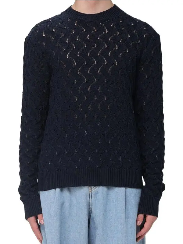 Dries Van Noten Crew Neck Knitwear - Black