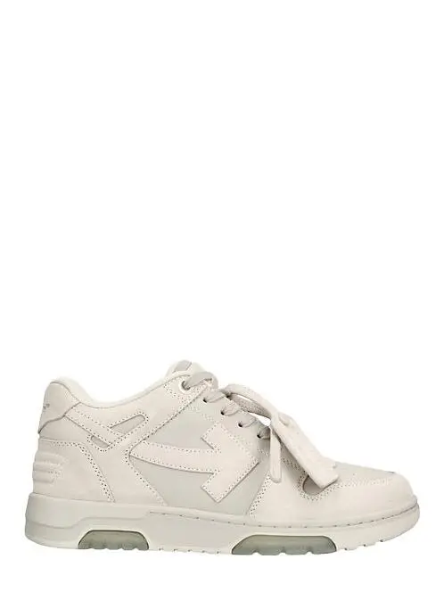 Off-White Out Of Office Leather Trainers - Bone