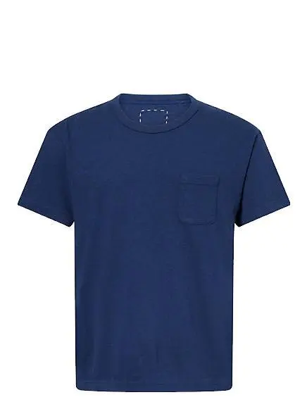 Visvim Ultimate Jumbo Ii Cotton-jersey T-shirt - Navy