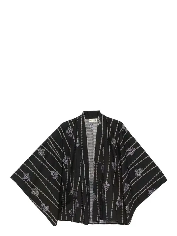 A.N.G.E.L.O. VINTAGE CULT Patterned Kimono - Black