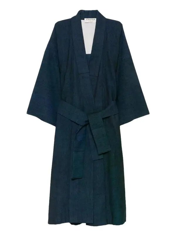A.N.G.E.L.O. VINTAGE CULT 1990s Tie-fastening Kimono - Blue