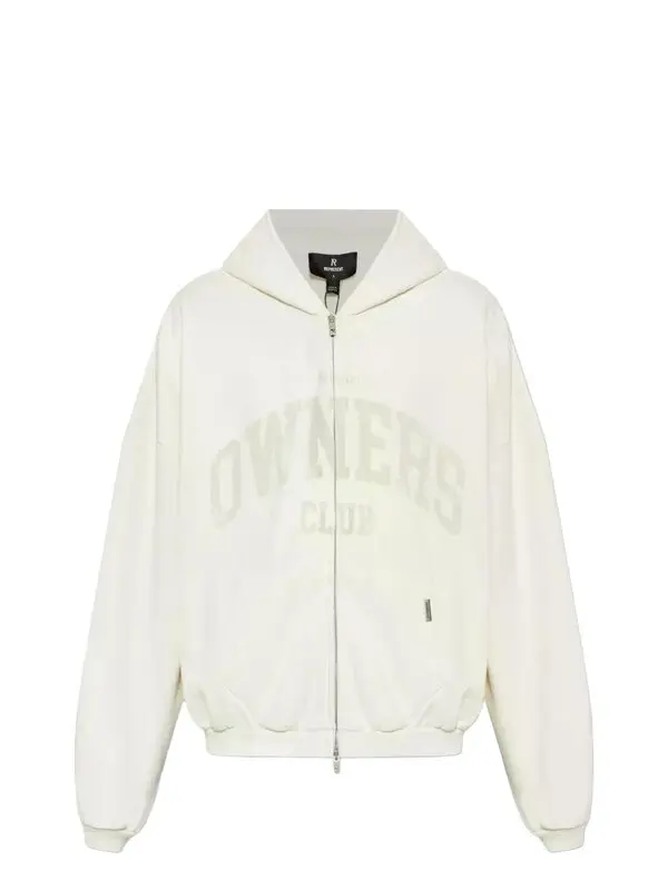 REPRESENT Owners Club Zip-up Hoodie - Neutrals