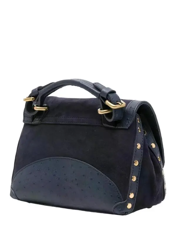 ZANELLATO Mini Postina Tote Bag With Stud Embellishments - Blue
