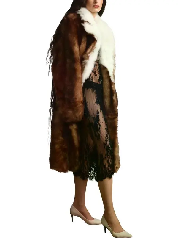 ALMAZ Fur Coat - Brown