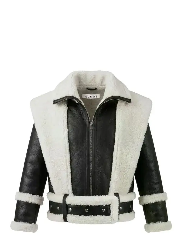 ALMAZ Gunslinger Shearling Jacket - Black