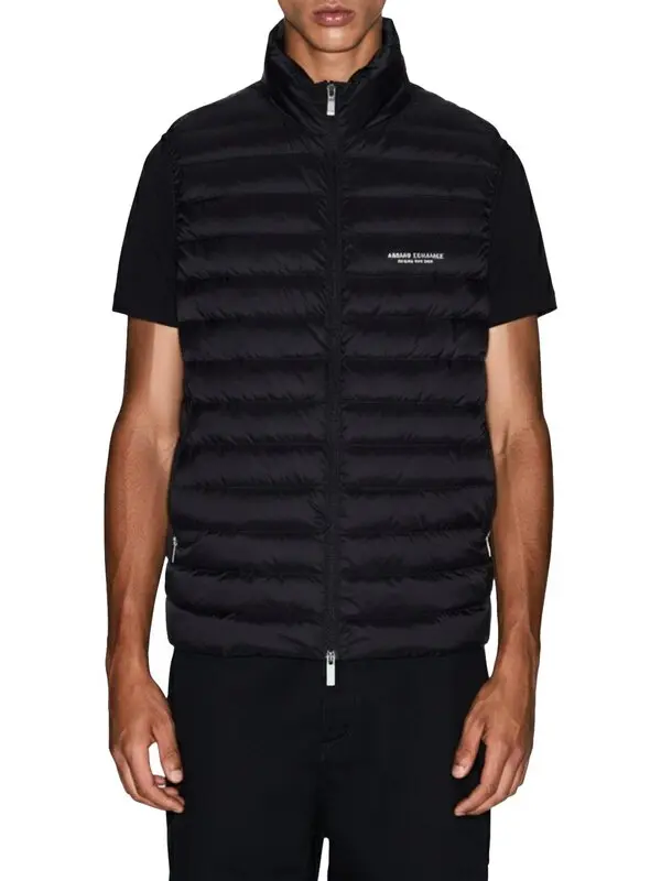 Armani Exchange Puffer Vest - Black