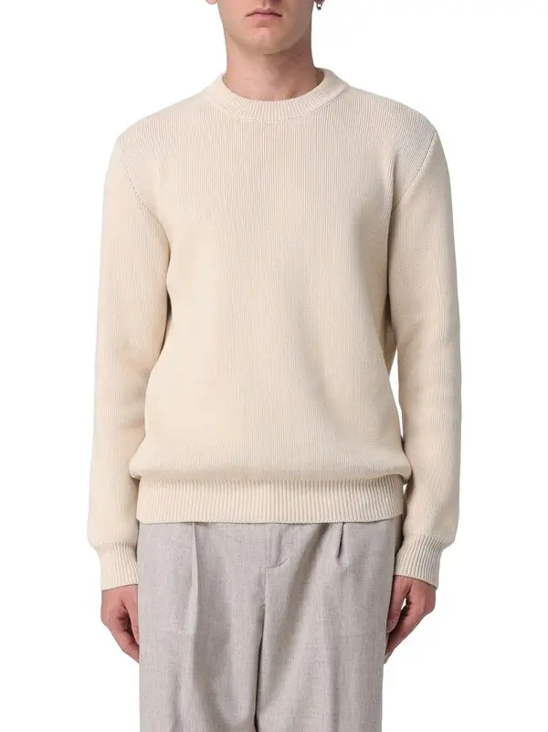 GOLDEN GOOSE Ribbed Knit Sweater - Beige