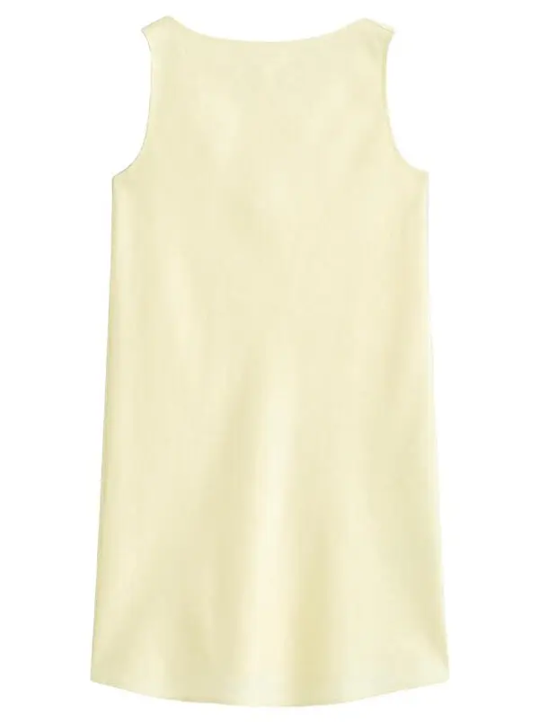 Cos Tailored Linen Mini Dress - Yellow