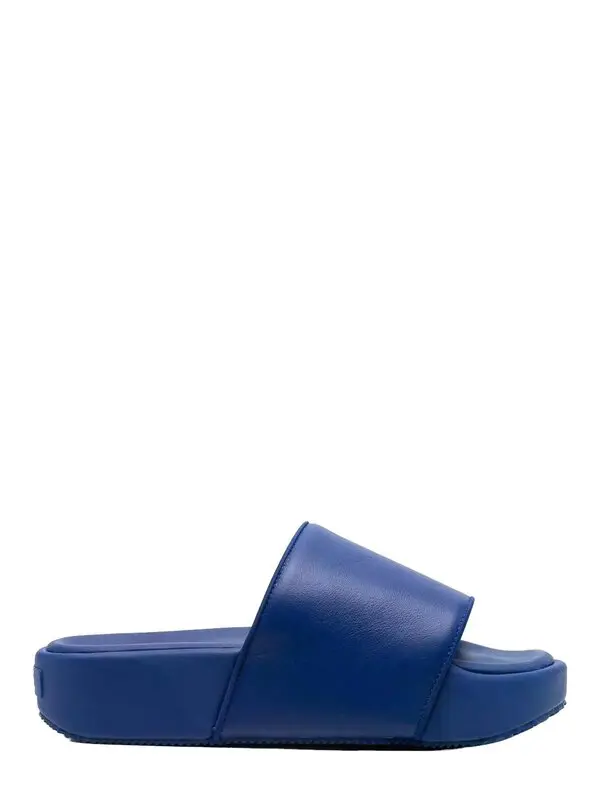 Y3 Flatform Logo-patch Slides - Blue