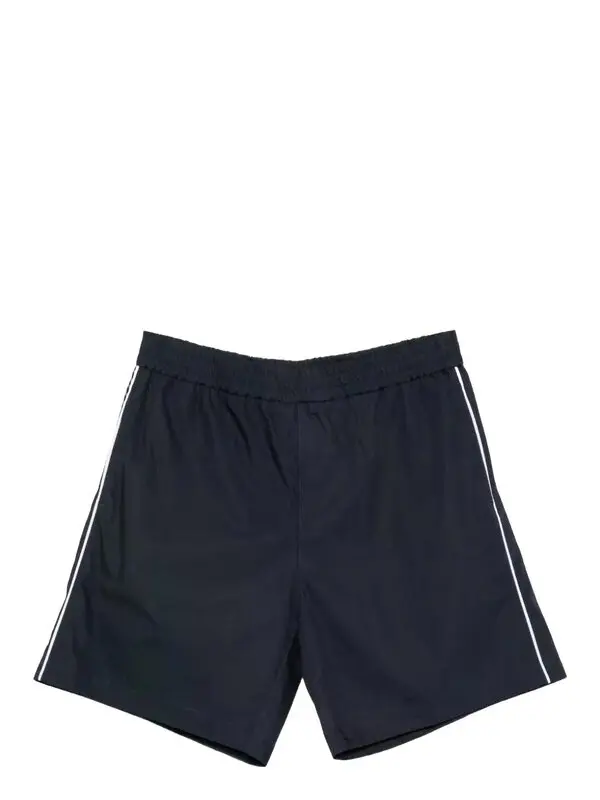 Iceberg Piped-trim Shorts - Blue