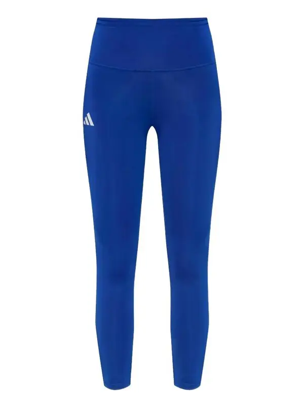 Adidas Adizero Logo Print Leggings - Blue