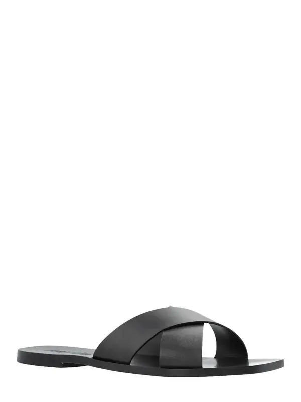 AeydĒ Faye Crossover-strap Sandals - Black