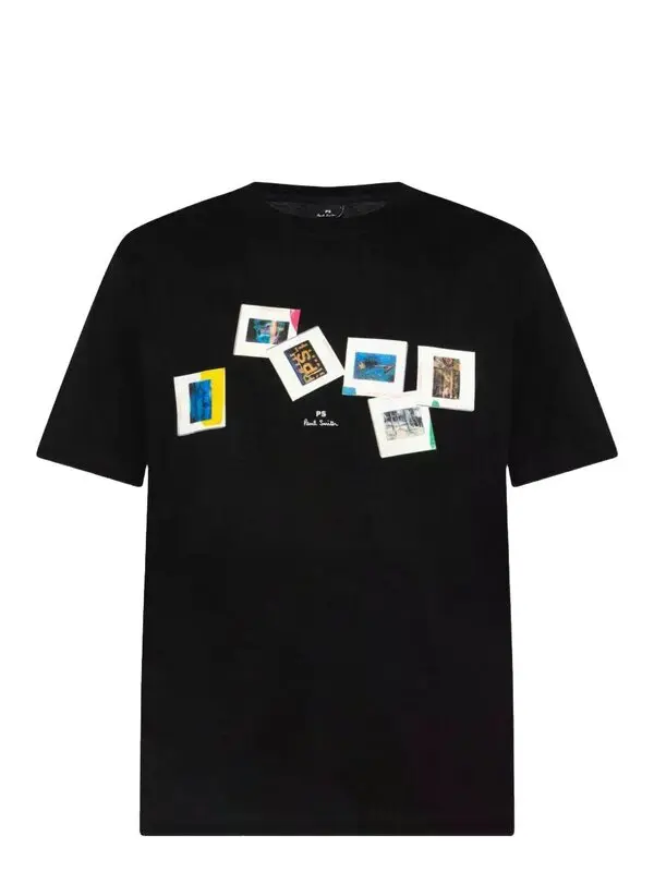 Paul Smith Slides Graphic-print T-shirt - Black