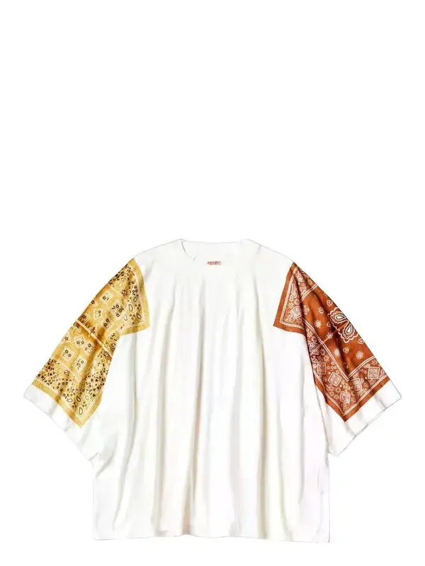Kapital Bandana-print T-shirt - Neutrals