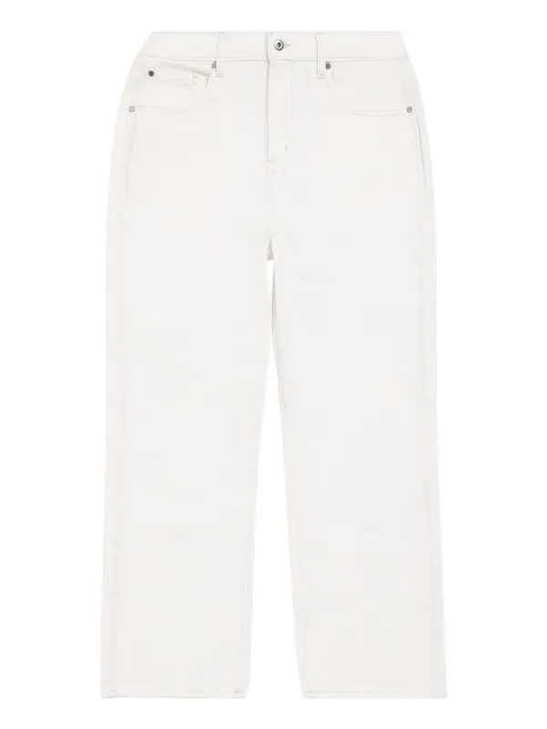 7 For All Mankind Wide-leg Jeans - White