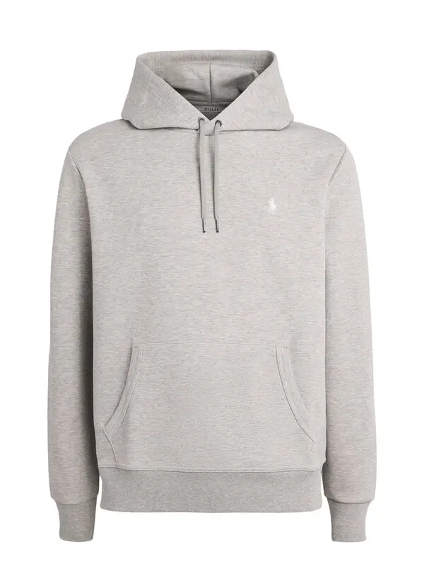 Polo Ralph Lauren Double-knit Logo Hoodie - Grey