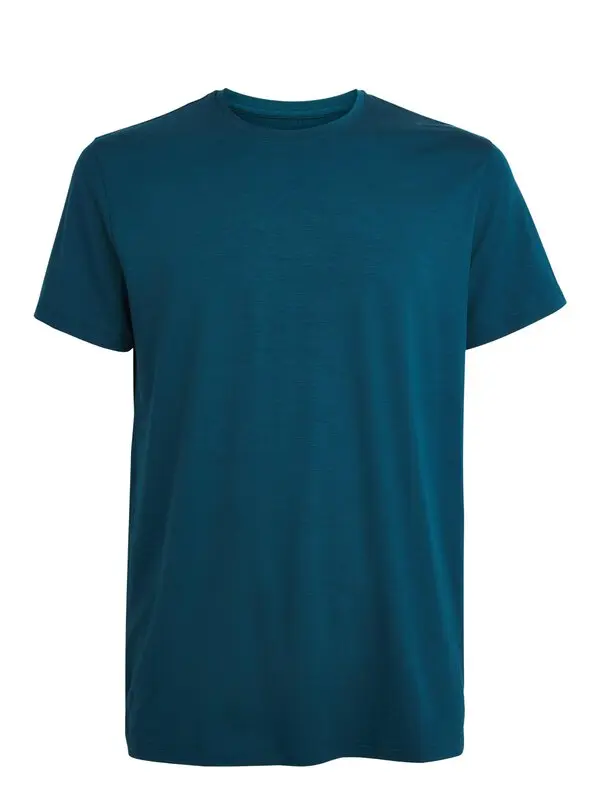 Derek Rose Basel Lounge T-shirt - Blue