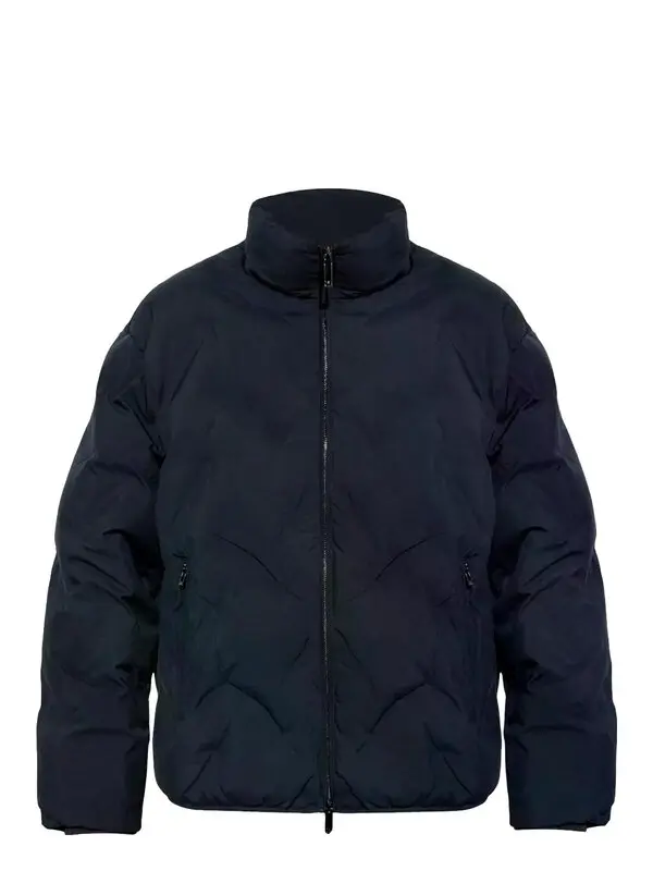 Emporio Armani High-neck Puffer Jacket - Blue