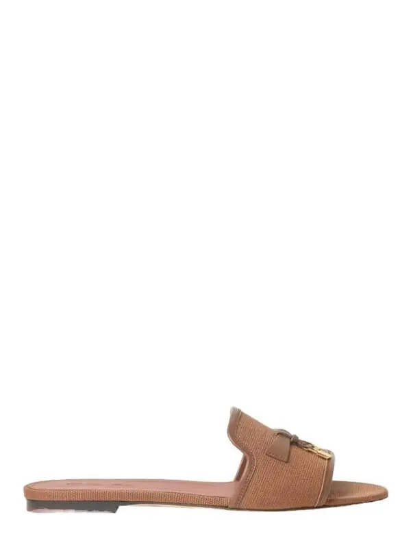 Loro Piana Summer Charms Flat Sandals - Alpaca Color