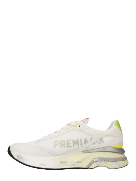 Premiata Lace-up Low-top Sneakers - White