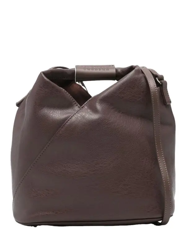 MAISON MARGIELA Japanese Logo Detailed Crossbody Bag - Brown