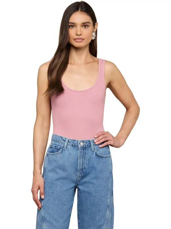 L'Agence Nica Scoopneck Bodysuit - Lilas