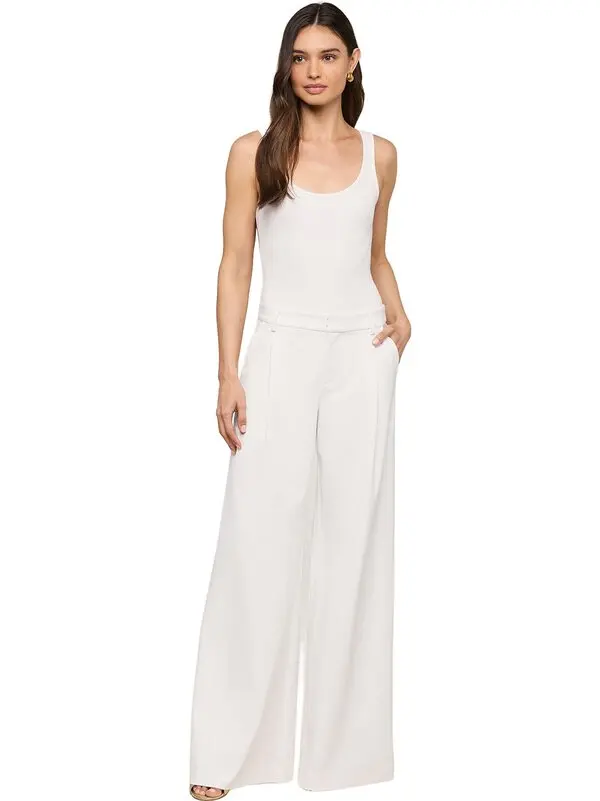 L'AGENCE Allanah Trouser - White