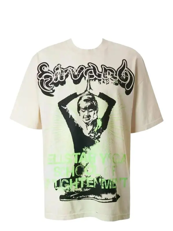 HELLSTAR Yoga Remix T-shirt - Neutrals