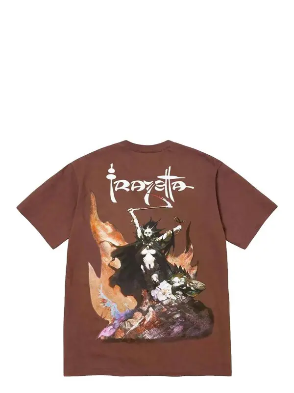 Supreme X Frank Frazetta Graphic-print T-shirt - Brown