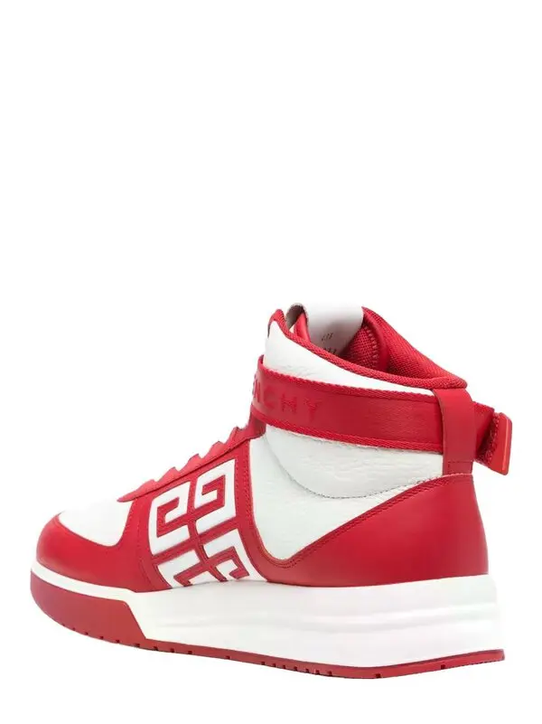 Givenchy Logo High-top Sneakers - Red