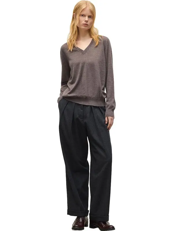 Johnstons Of Elgin Beatrice Superfine Cashmere Jumper - Brown