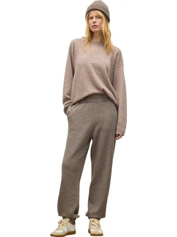 Johnstons Of Elgin Cashmere Trousers - Brown