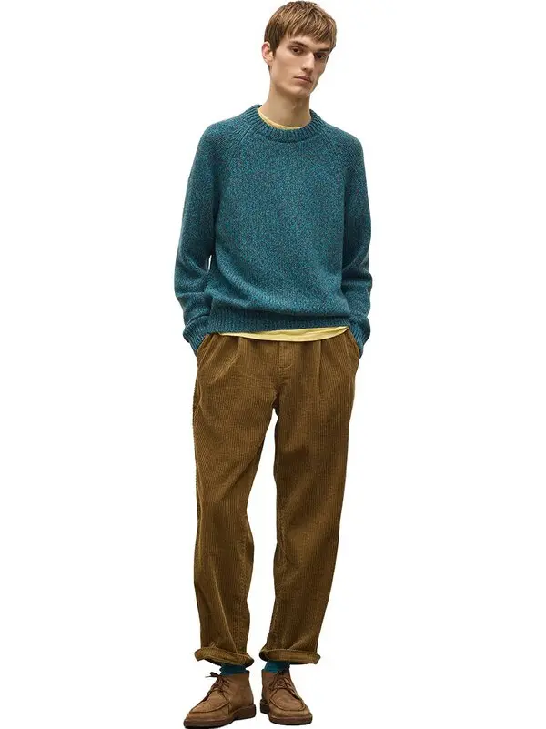 Johnstons Of Elgin Fyfe Cashmere Jumper - Blue