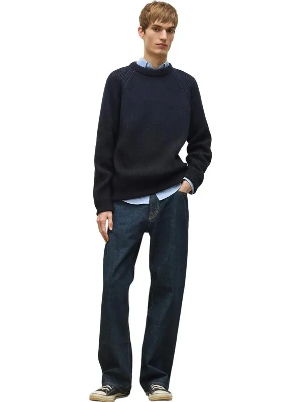 Johnstons Of Elgin 6-ply Cashmere Pioneer Jumper - Black