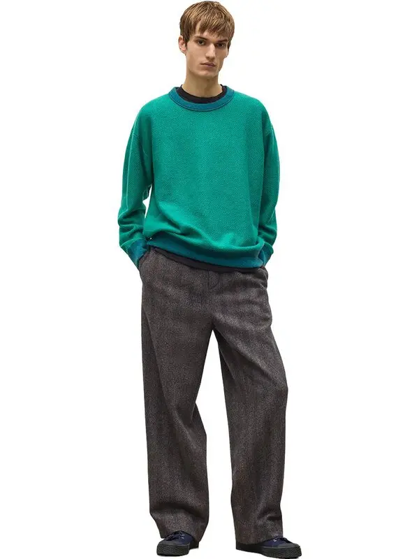 Johnstons Of Elgin Liddell Cashmere Sweatshirt - Green