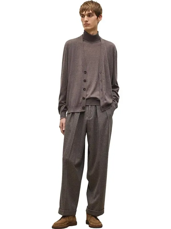 Johnstons Of Elgin Forsyth Superfine Cashmere Cardigan - Brown