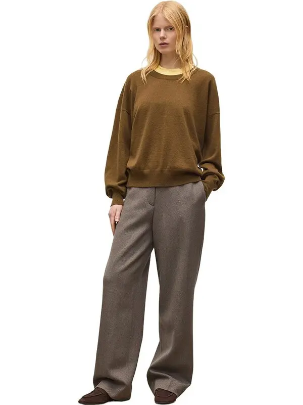 Johnstons Of Elgin Jessie Cashmere Jumper - Green