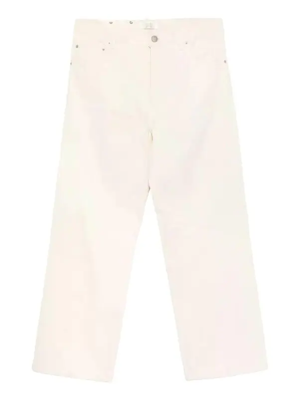 3DICI Logo Patch Jeans - Neutrals