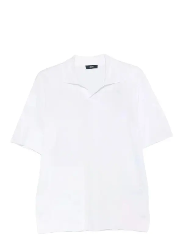 Herno Short-sleeve Polo Shirt - White