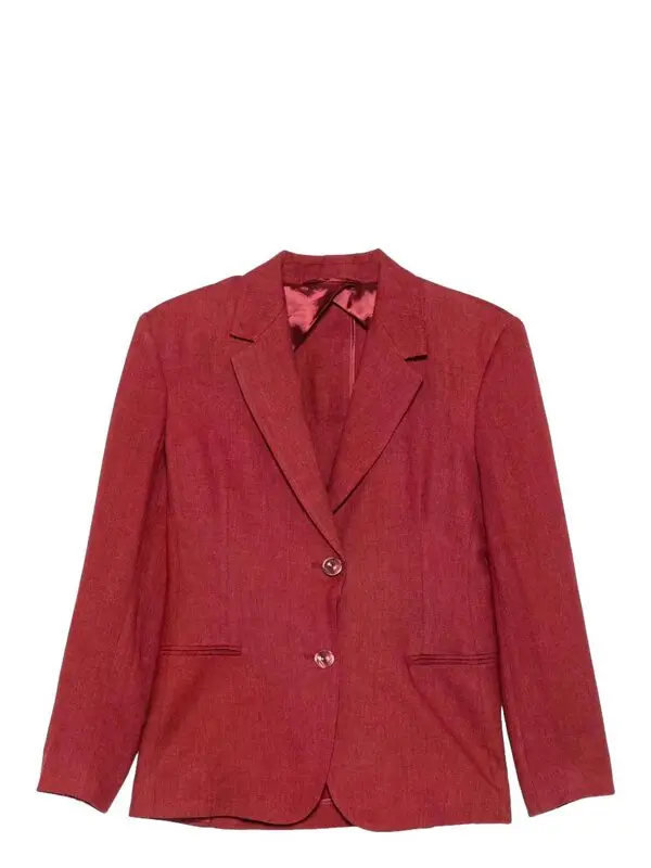 Max Mara Bello Single-breasted Blazer - Red