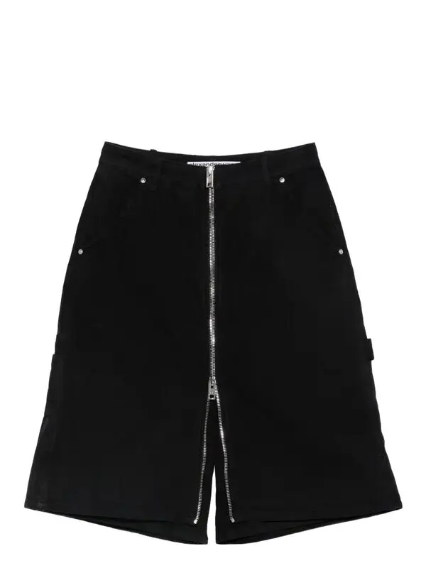 Alexander Wang Zip-front Cargo Shorts - Black