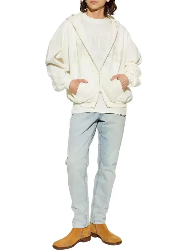 REPRESENT Owners Club Zip-up Hoodie - Neutrals