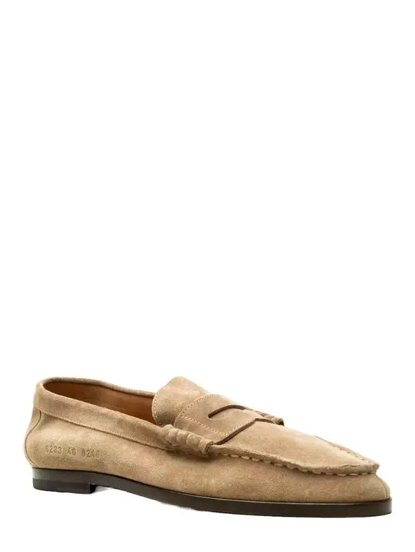 COMMON PROJECTS Suede Penny Loafers - Brown