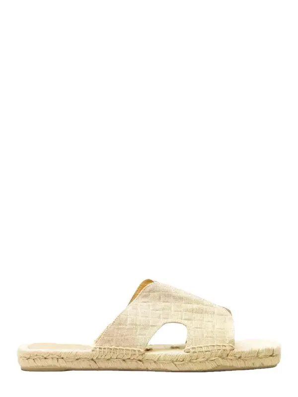 CastaÑer Cut-out Flat Espadrilles - Neutrals