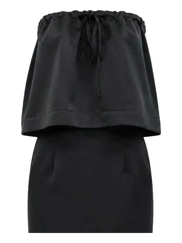 N°21 Straight Midi Skirt - Black