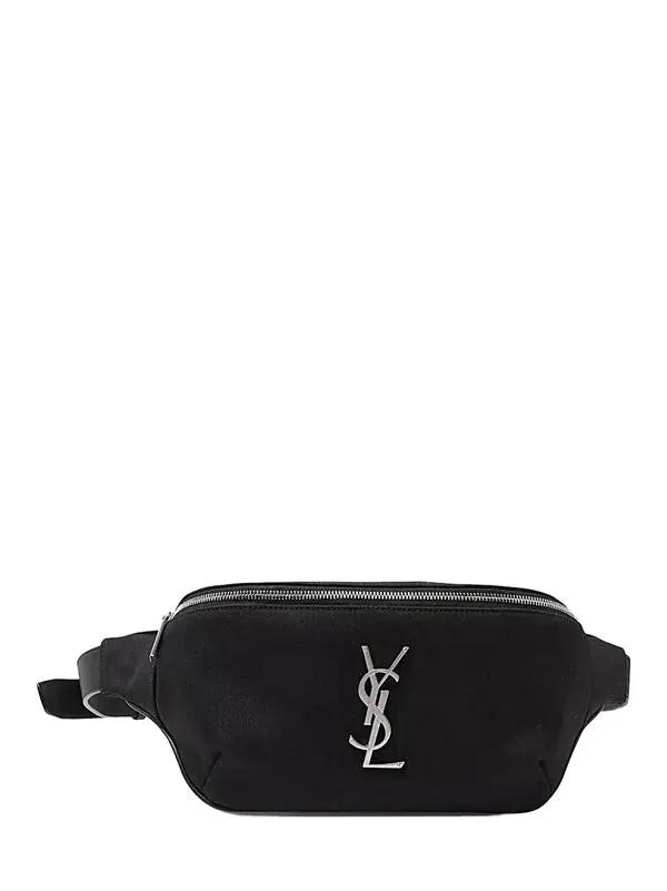 Saint Laurent Cassandre Belt Bag - Black