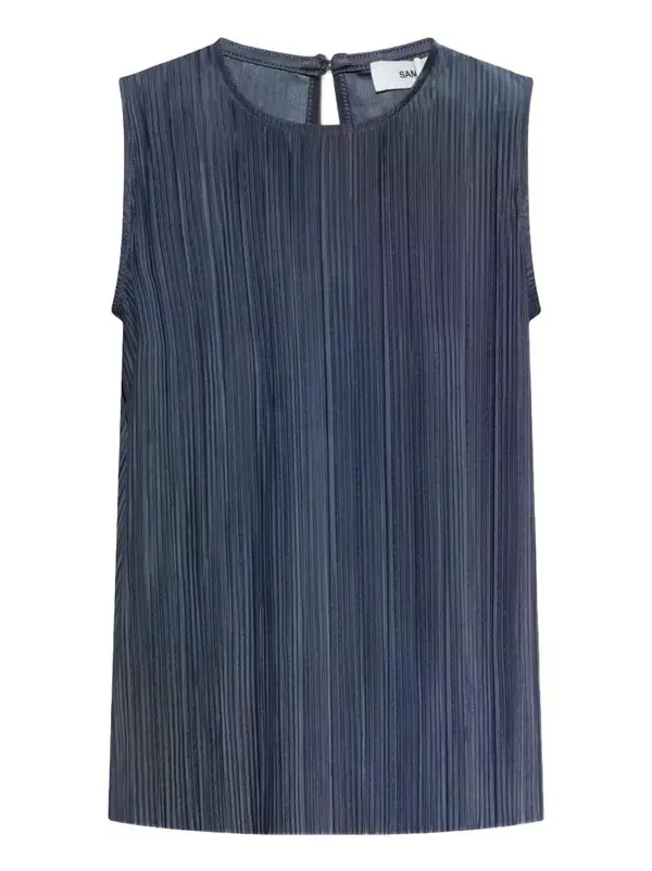 SAMSOE SAMSOE Sauma Plissé Blouse - Blue