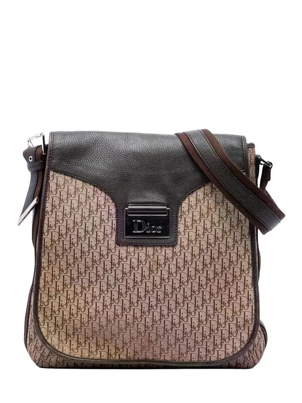 Dior 2006 Diorissimo Trotter Canvas Street Chic Crossbody Bag - Brown